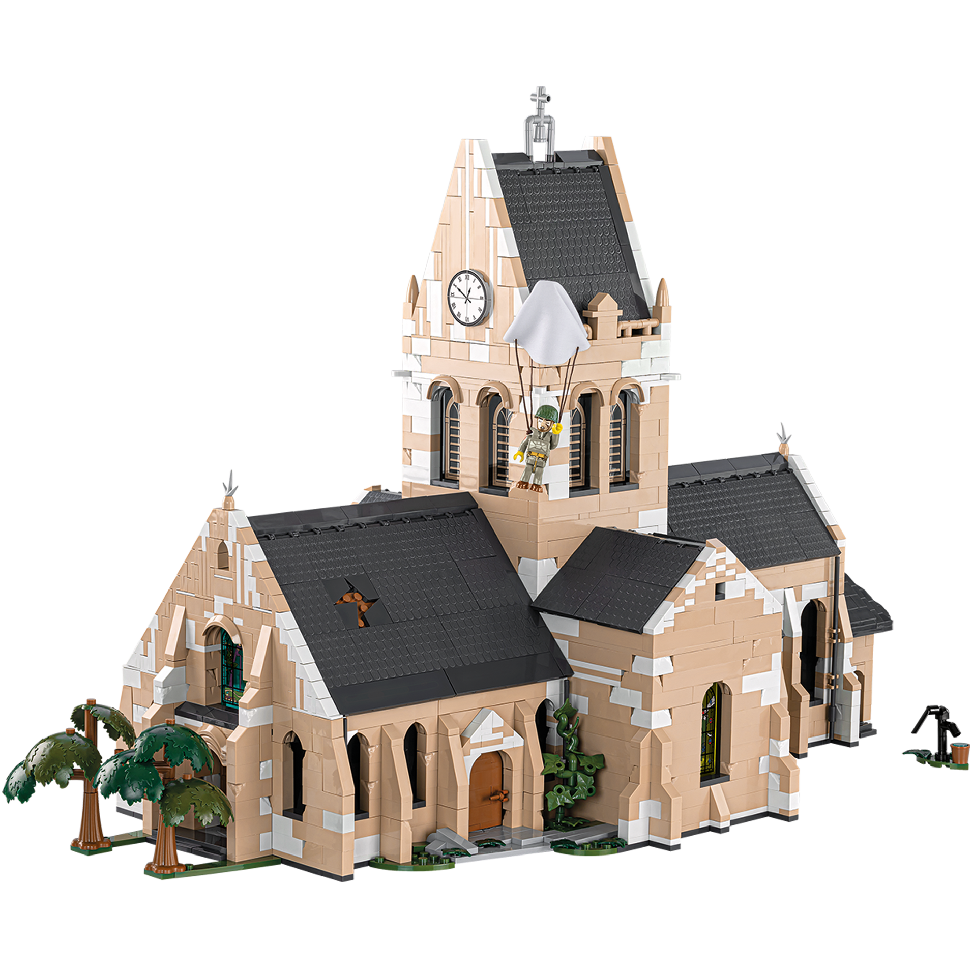 Köp COBI Sainte Mere Eglise - Består av 2280 byggblock. fr 2449.00 kr